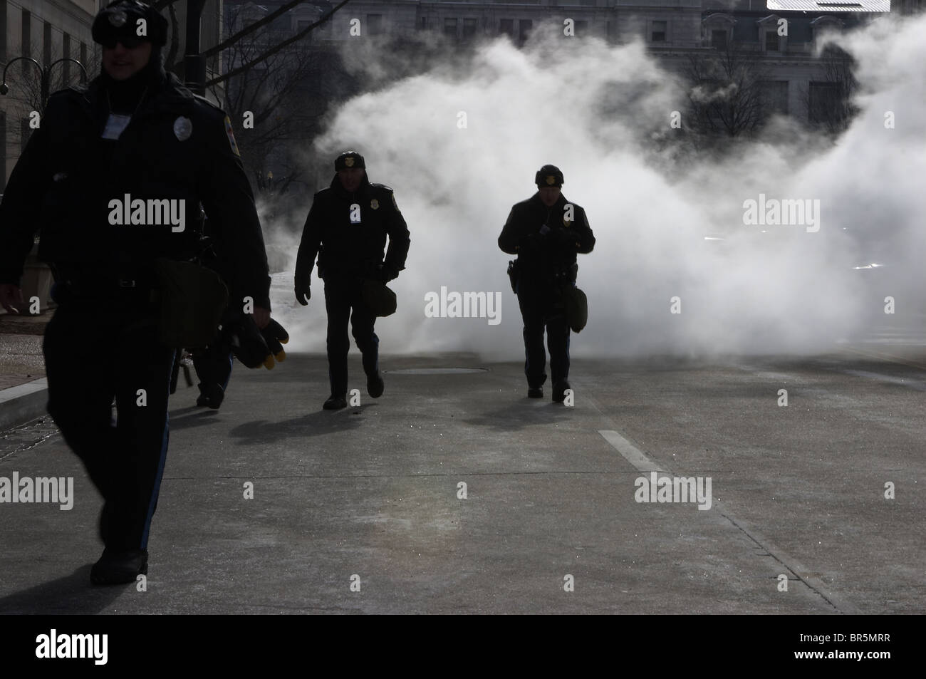 2005 Presidential Inauguration Security Stock Photo - Alamy