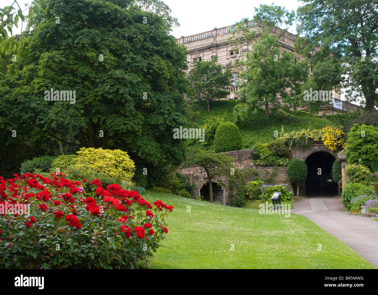 Nottingham Castle, Nottinghamshire England UK Stock Photo - Alamy