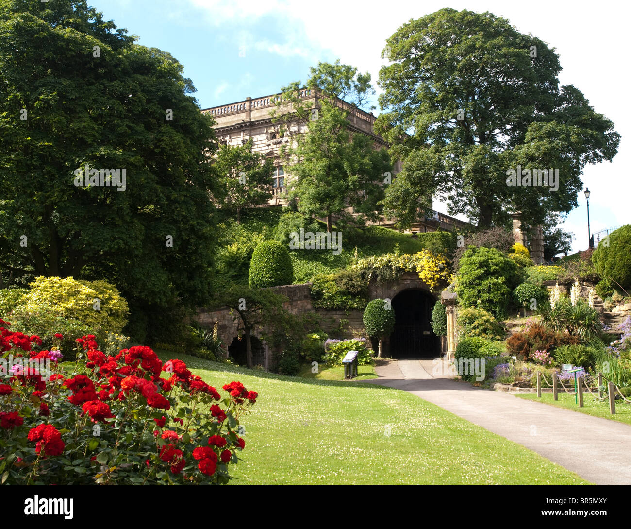 Nottingham Castle, Nottinghamshire England UK Stock Photo - Alamy