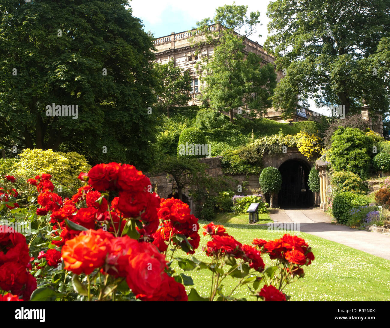 Nottingham Castle, Nottinghamshire England UK Stock Photo - Alamy