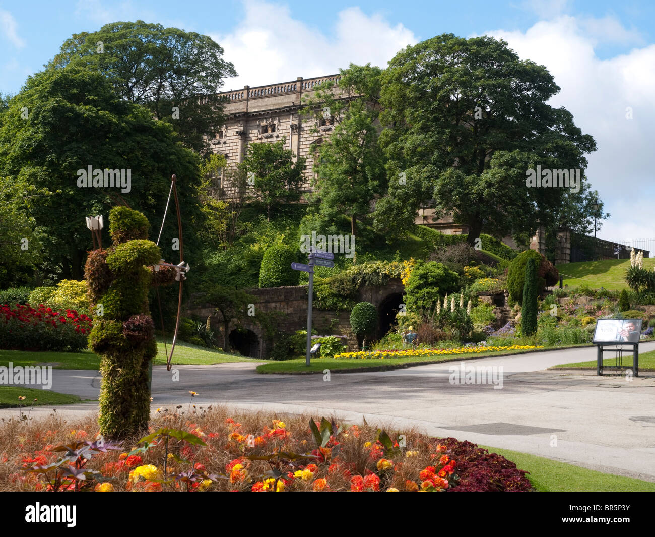 Nottingham Castle, Nottinghamshire England UK Stock Photo - Alamy