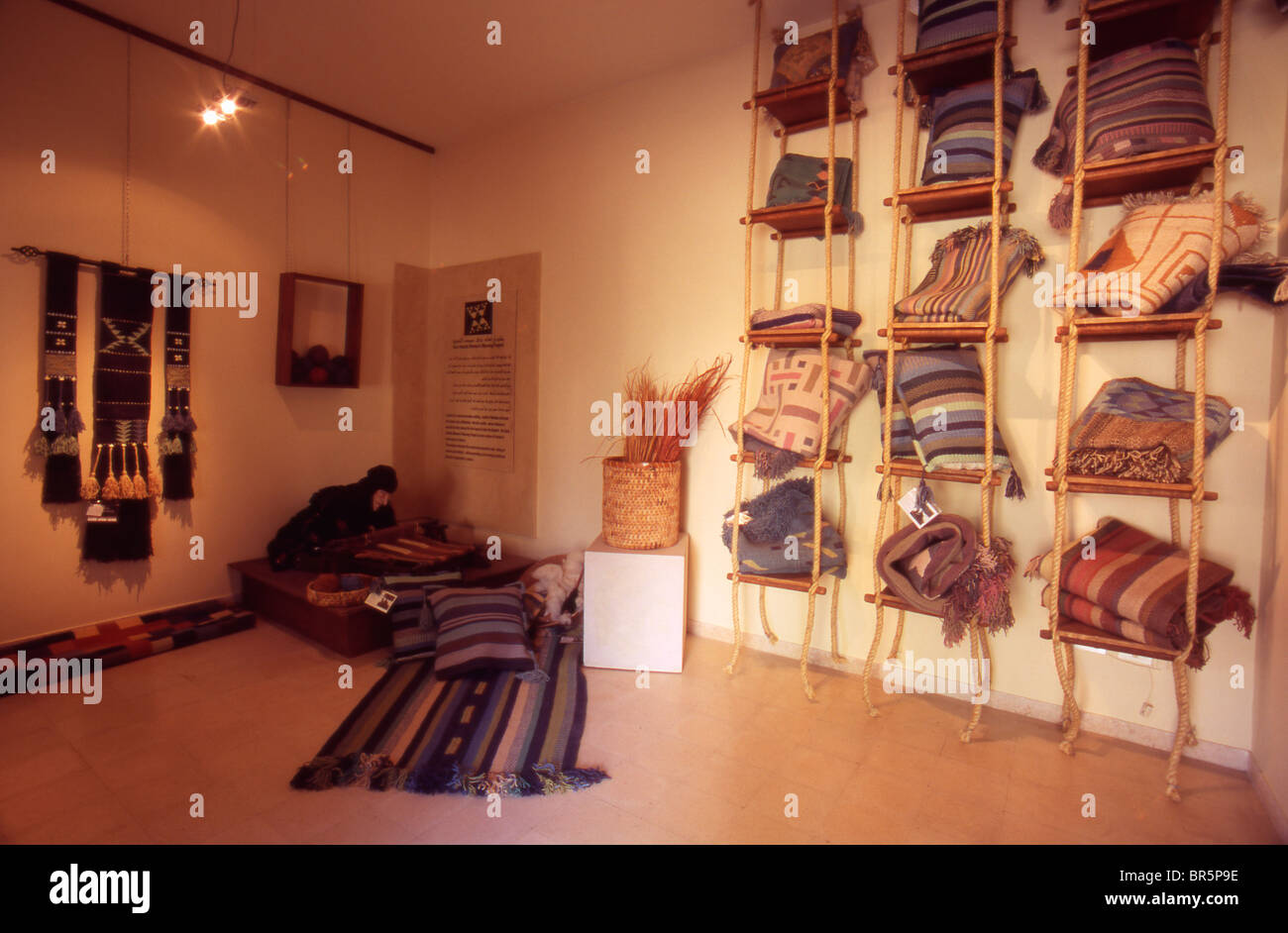 Handicrafts for sale at the Jordan River Project showroom. Amman ...