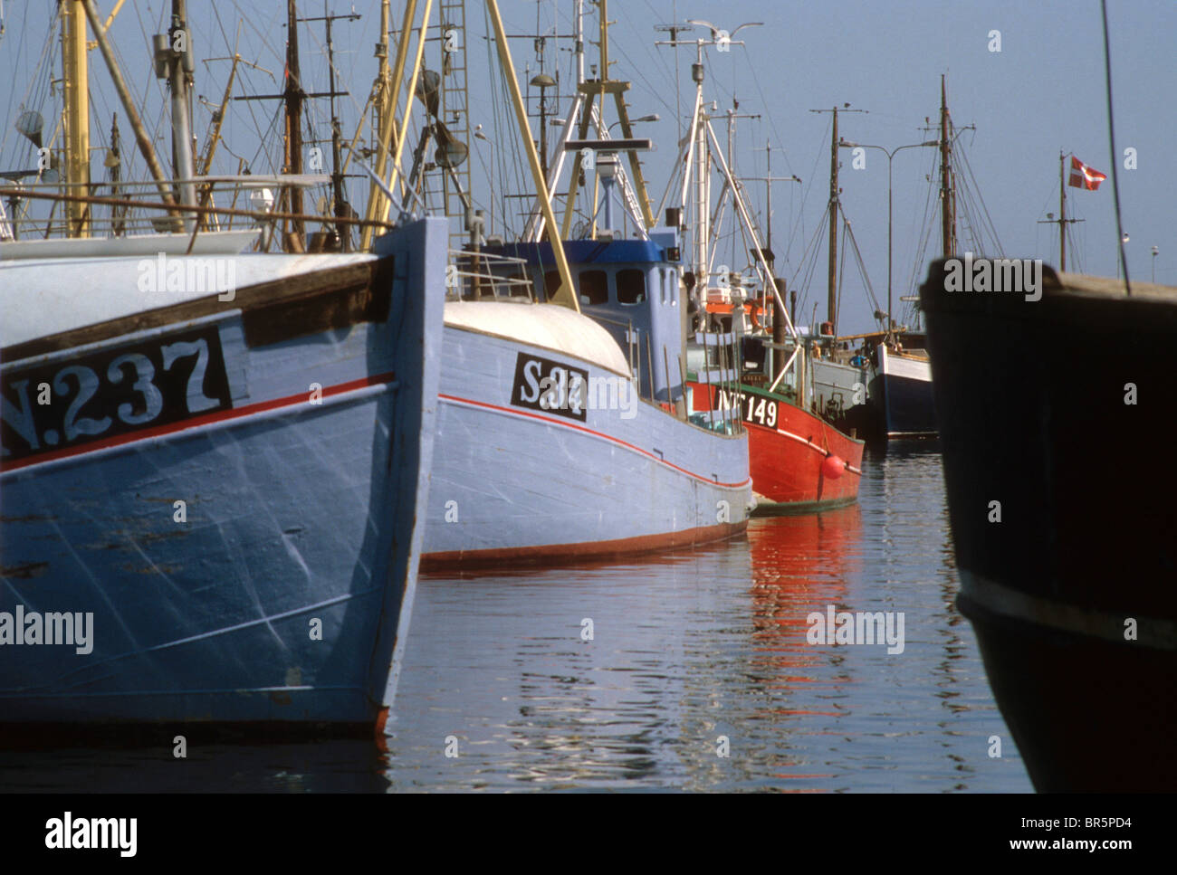 fish boat water dock ocean sea sail mast work seafood bow reflect ...