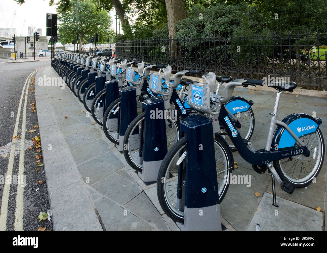 The London Bike Hire scheme Stock Photo - Alamy