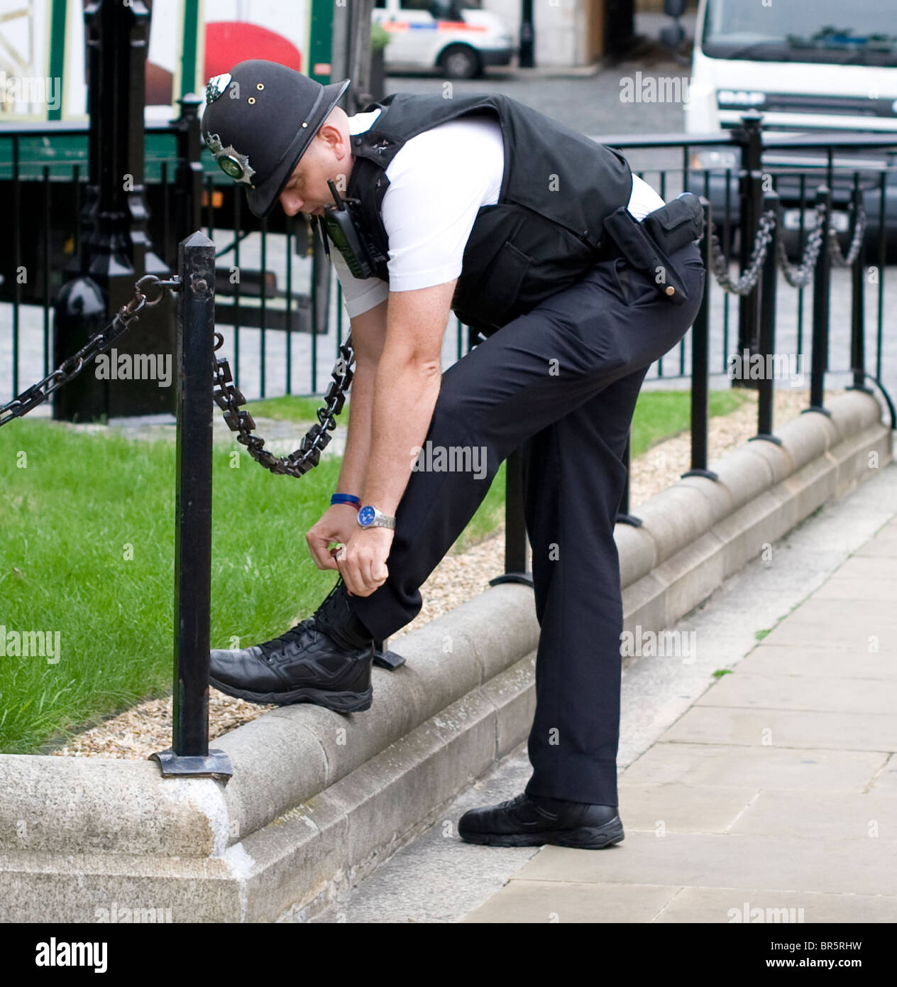 Policeman house hi-res stock photography and images - Alamy