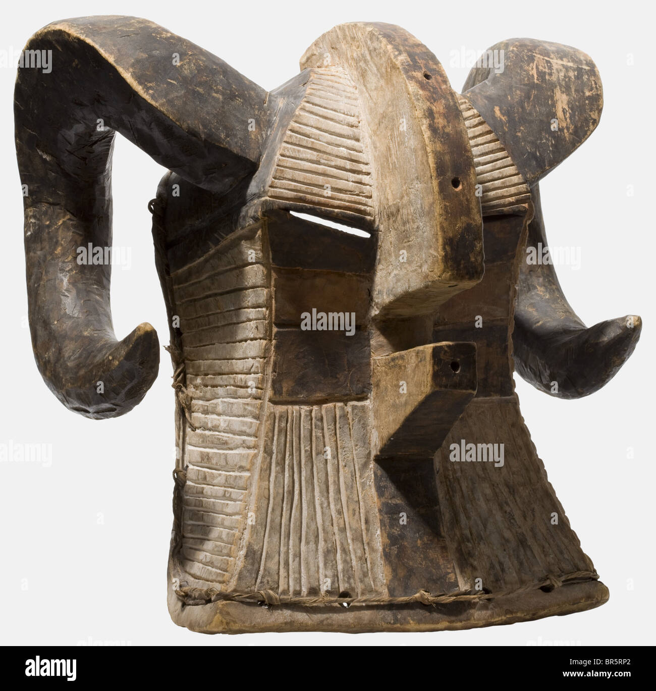 A zoomorphic Kifwebe mask of the Luba, Congo Wooden mask with ...