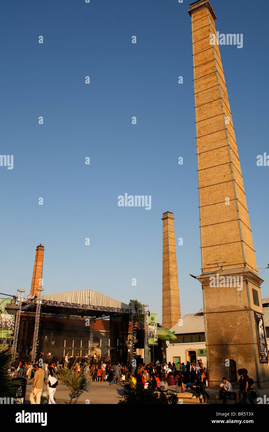 Gazi technopolis is a place for art excibitions and concerts in Athens ...