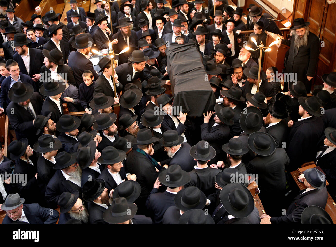 After the funeral of Rabbi Josef Dunner who died on the 1st of April ...
