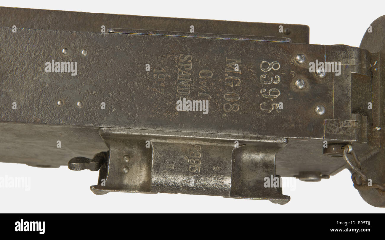 A German machine gun MG 08, calibre 7,92 x 57, serial number 8395, made ...