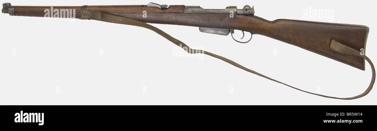 A Swiss cavalry carbine S.I.G. 1893, Mannlicher pattern, calibre 7,5 x ...