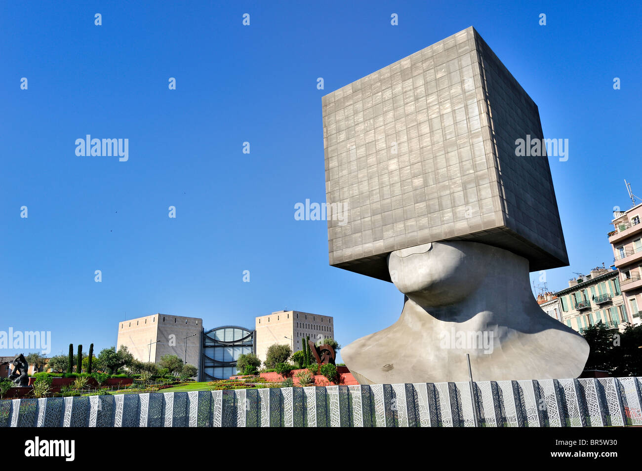 Lending library Louis Nucera, Nice, France Stock Photo - Alamy