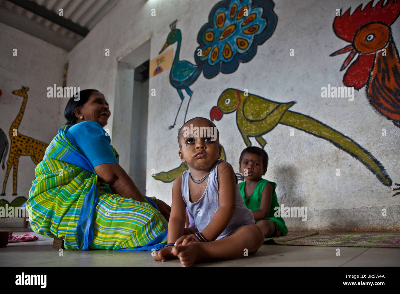 Creche children hi-res stock photography and images - Alamy