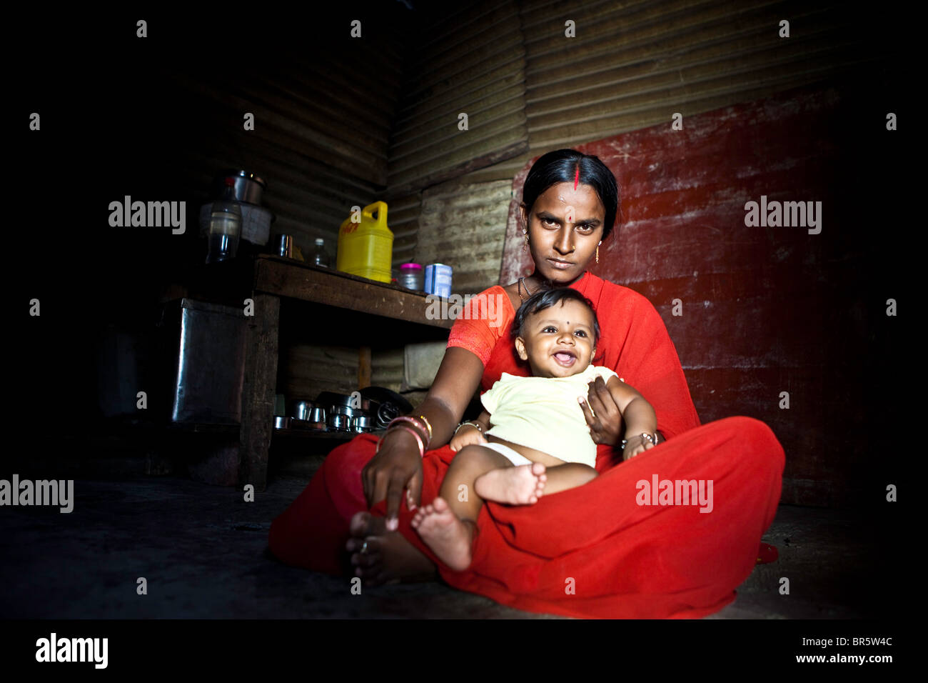 Mother and daughter at the Agripada Centre that is run by the Mumbai ...
