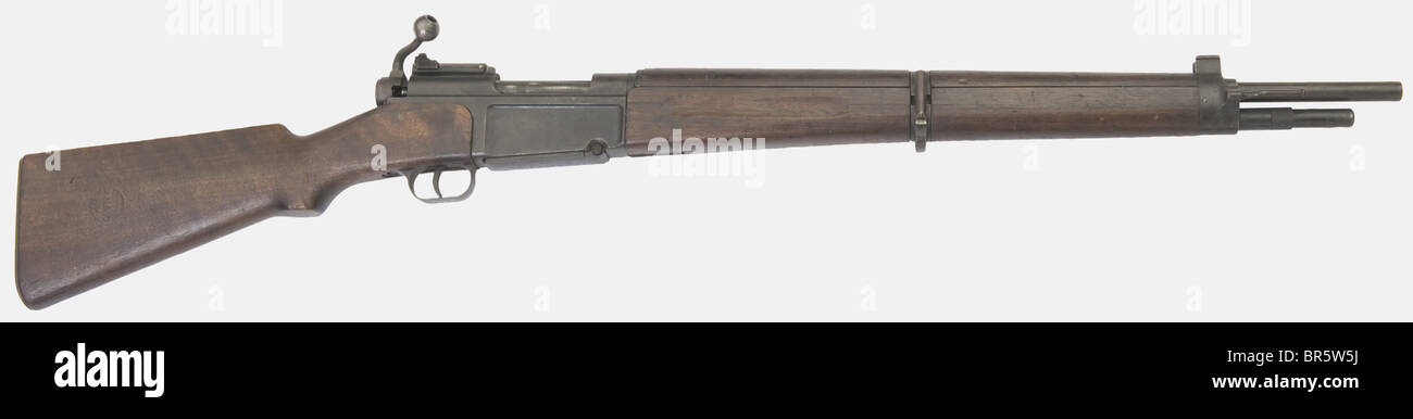 A French M.A.S. 34 rifle, calibre 7,5 x 54, serial number 5985, stamped ...