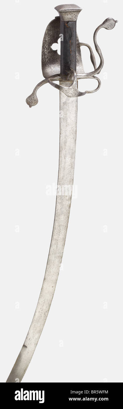 A Styrian campaign sabre, end of the 16th century Heavy single-edged ...