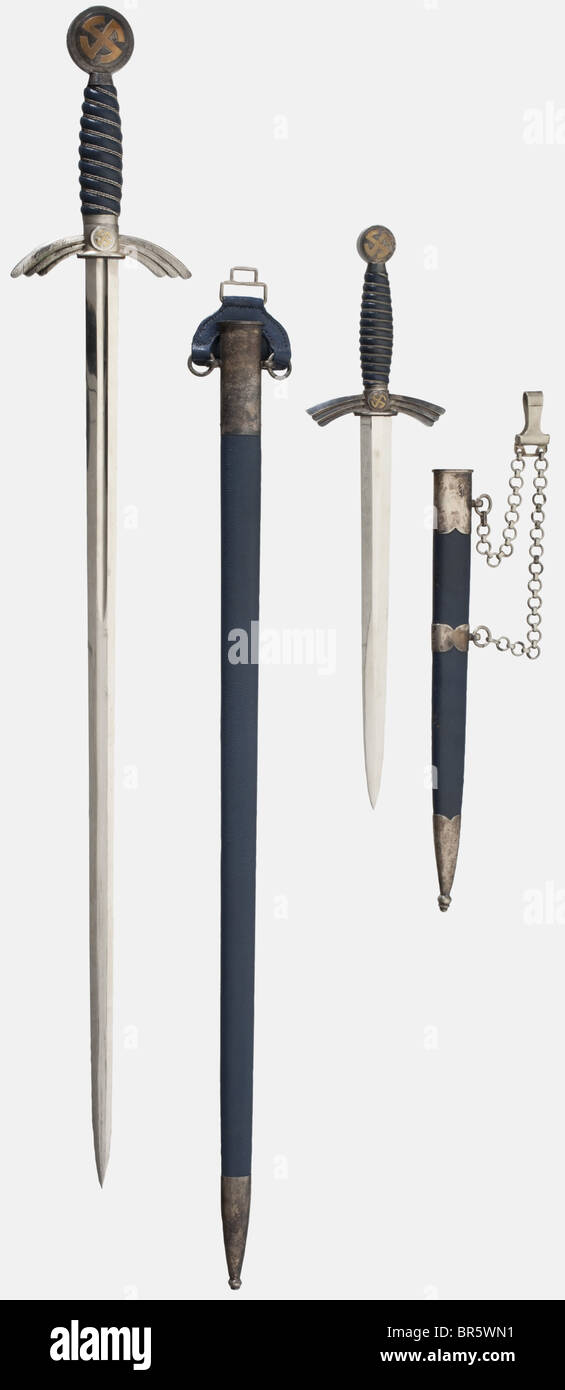 A pilot's sword model 35 and a pilot's dagger model 35, of the ...