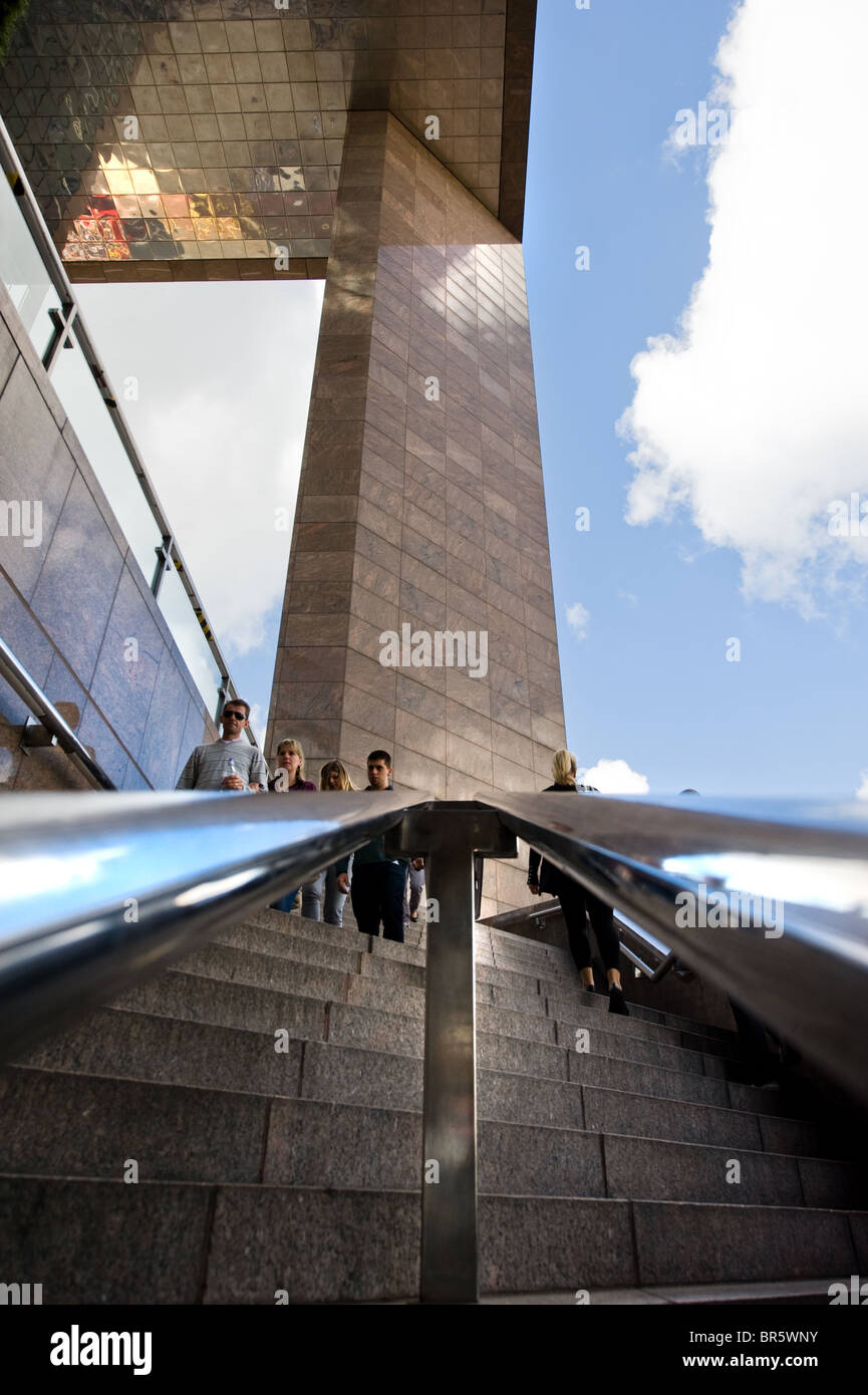 People walking steps in London Stock Photo - Alamy