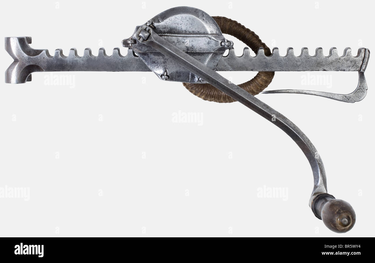 A German heavy crossbow cranequin, 1st half of the 16th century Forged ...
