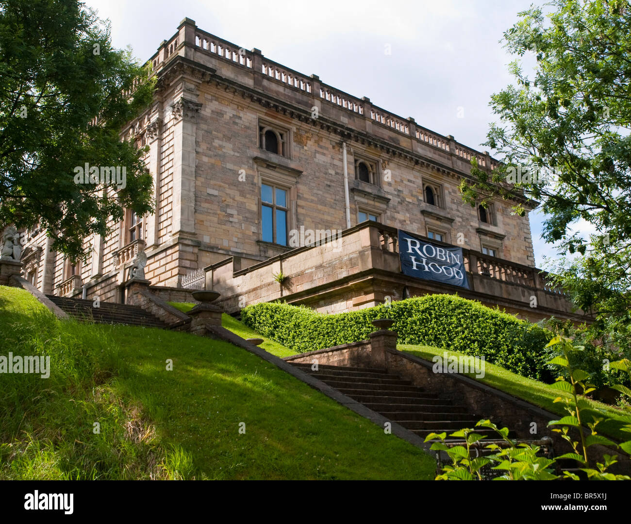 Nottingham Castle, Nottinghamshire England UK Stock Photo - Alamy