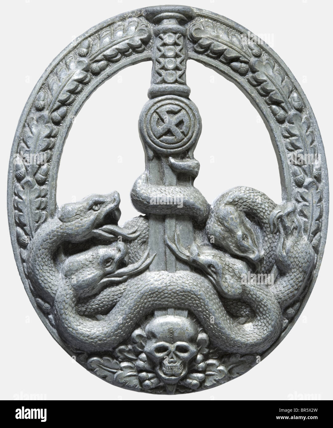 An anti partisan badge in silver hi-res stock photography and images ...