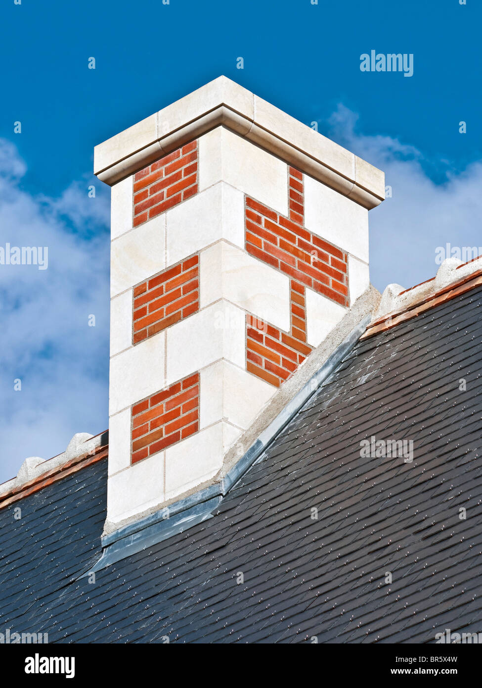 Chimney brick decorative stack hi-res stock photography and images - Alamy