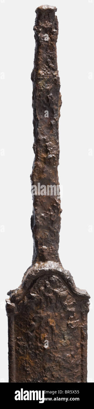 A Celtic long sword, middle La Tenè period, 3rd/2nd century B.C. Sword ...