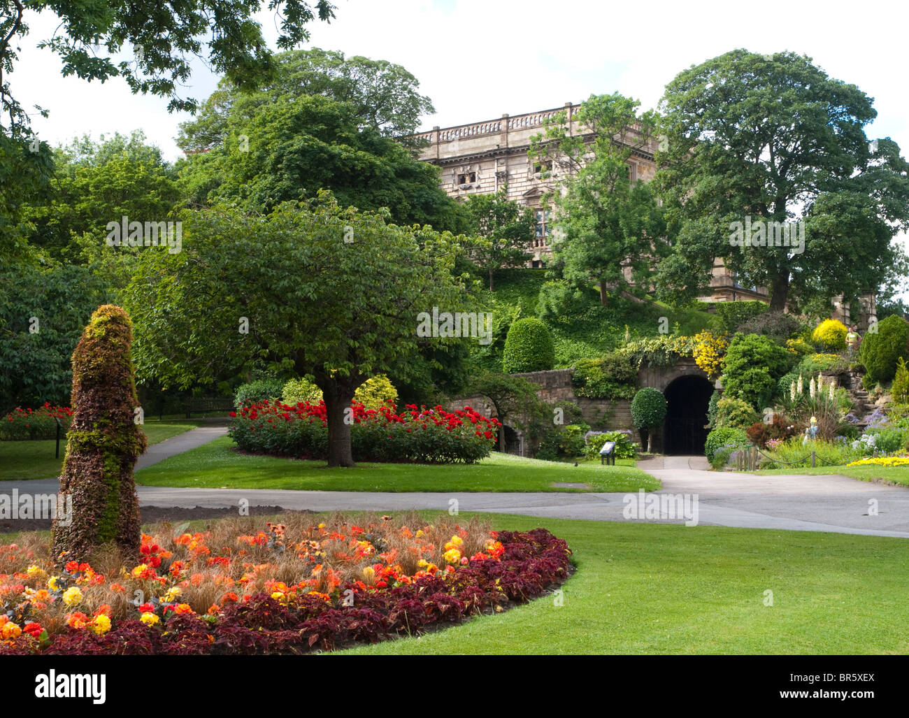 Nottingham Castle, Nottinghamshire England UK Stock Photo - Alamy