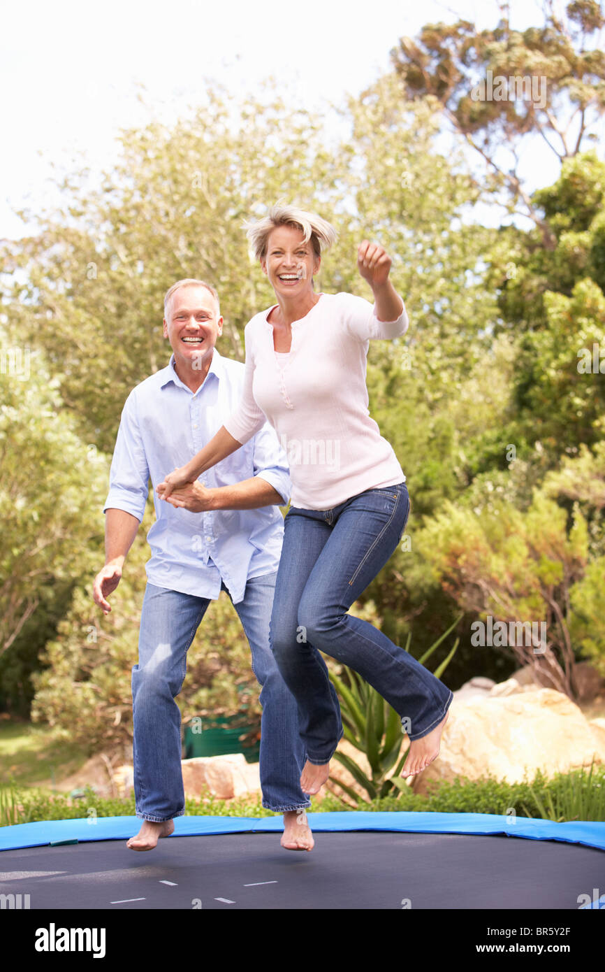 Trampoline hi-res stock photography and images - Alamy