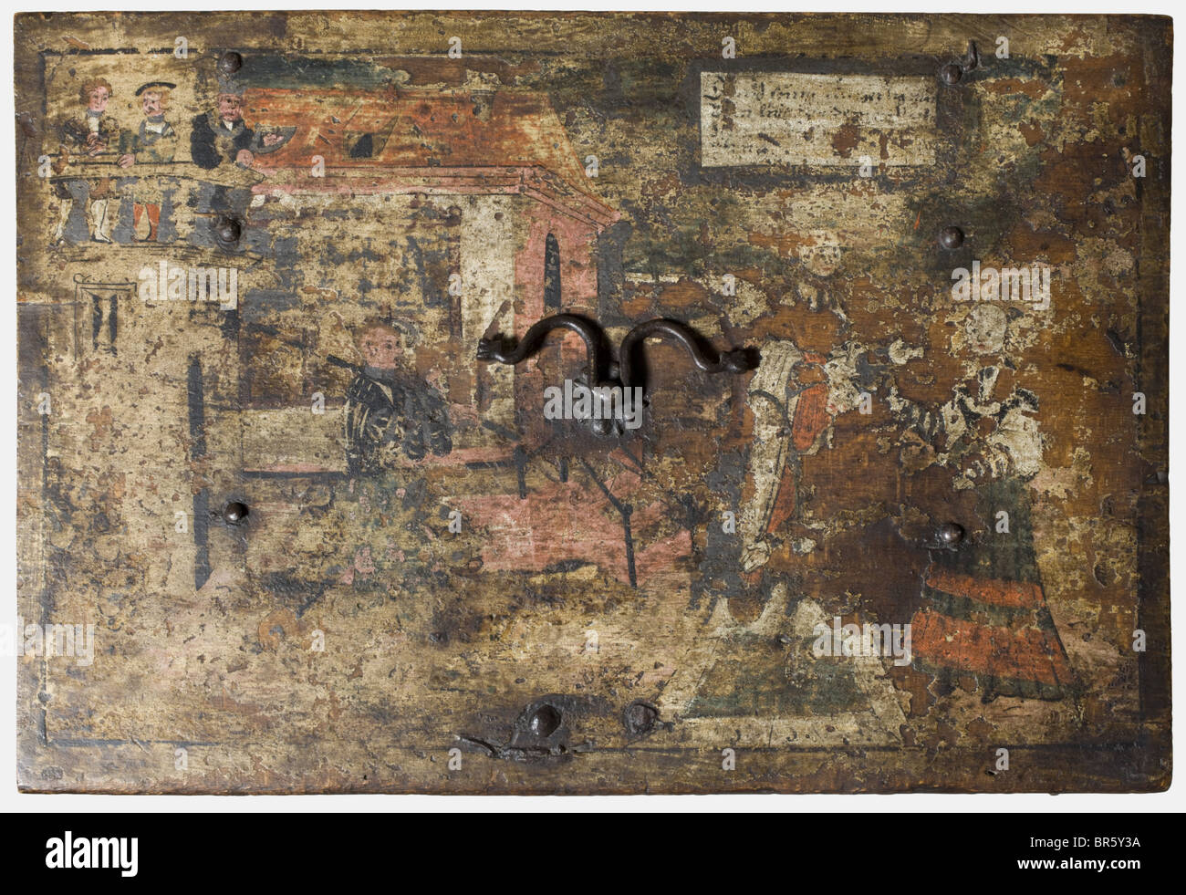 A Swabian wedding casket, circa 1550 Rectangular casket made from ...