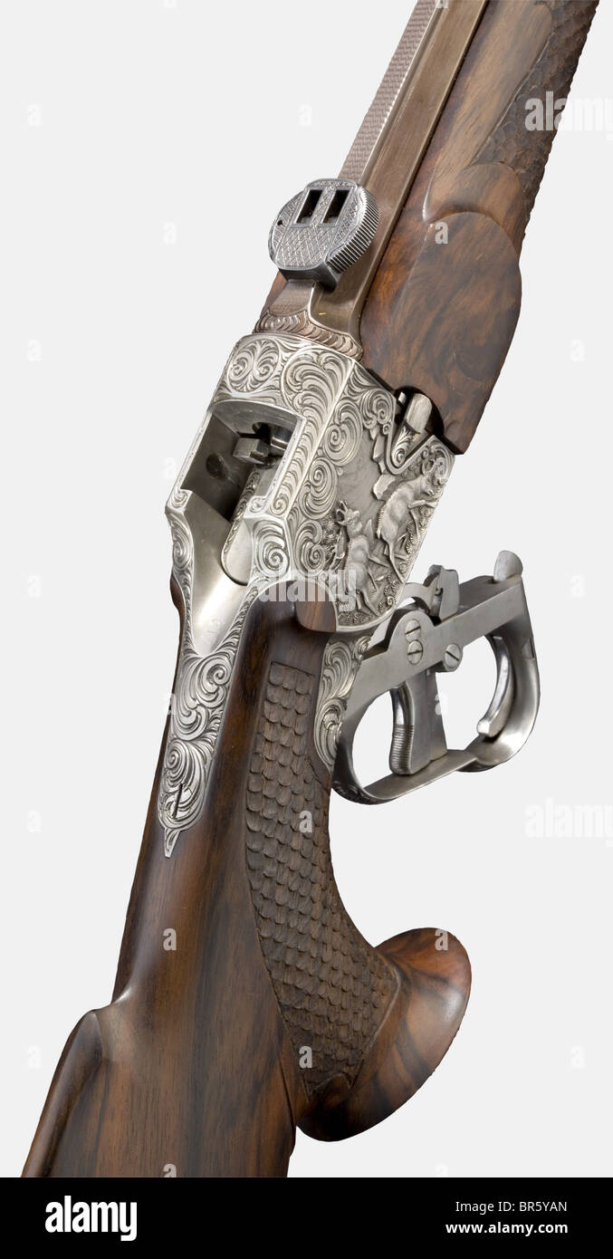 A fine Ferlach 'Heerenbüchse' Furtschegger in 7 x 75R SE cal., vom Hofe ...