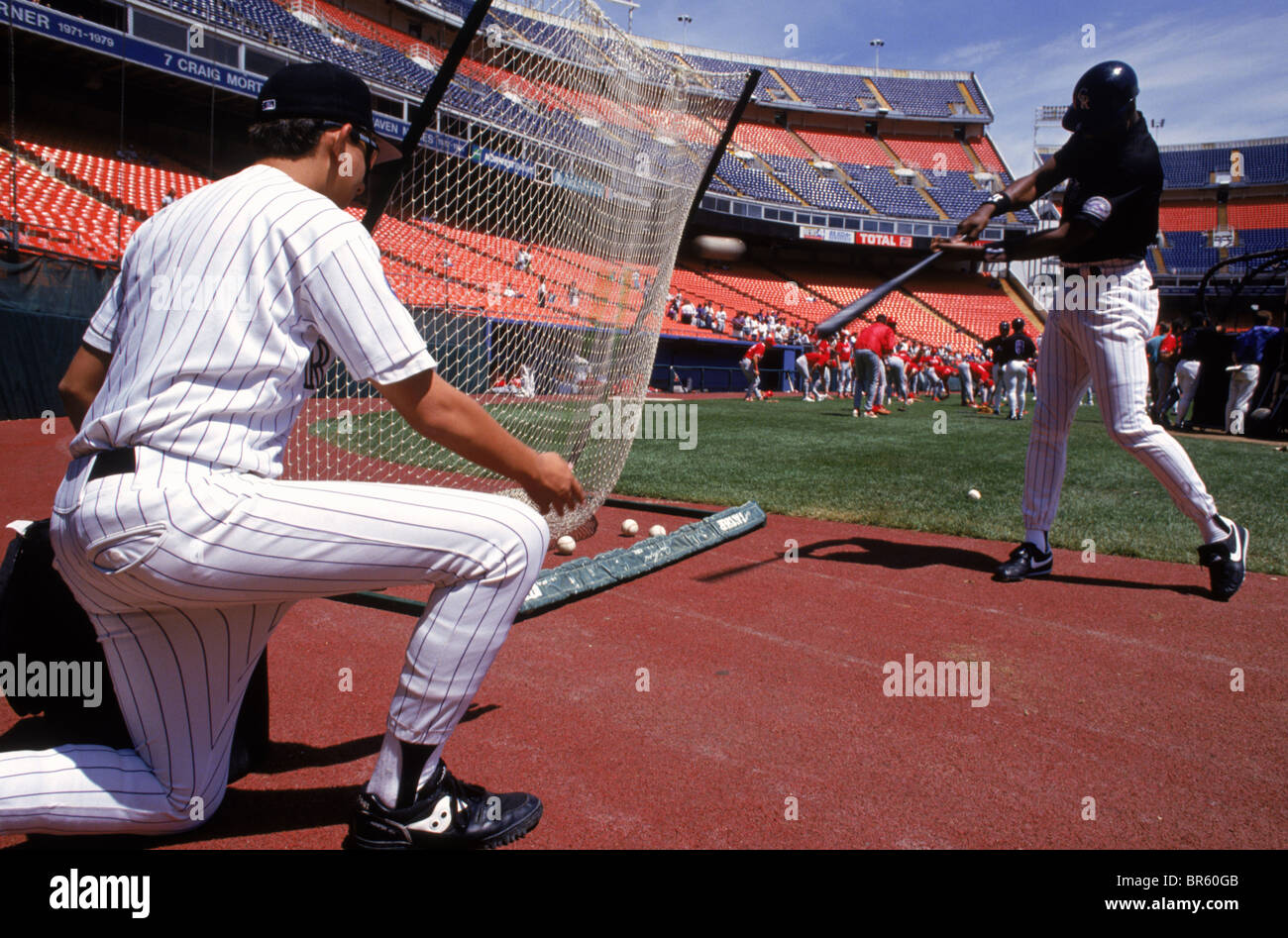 Baseball batting practice hi-res stock photography and images - Alamy