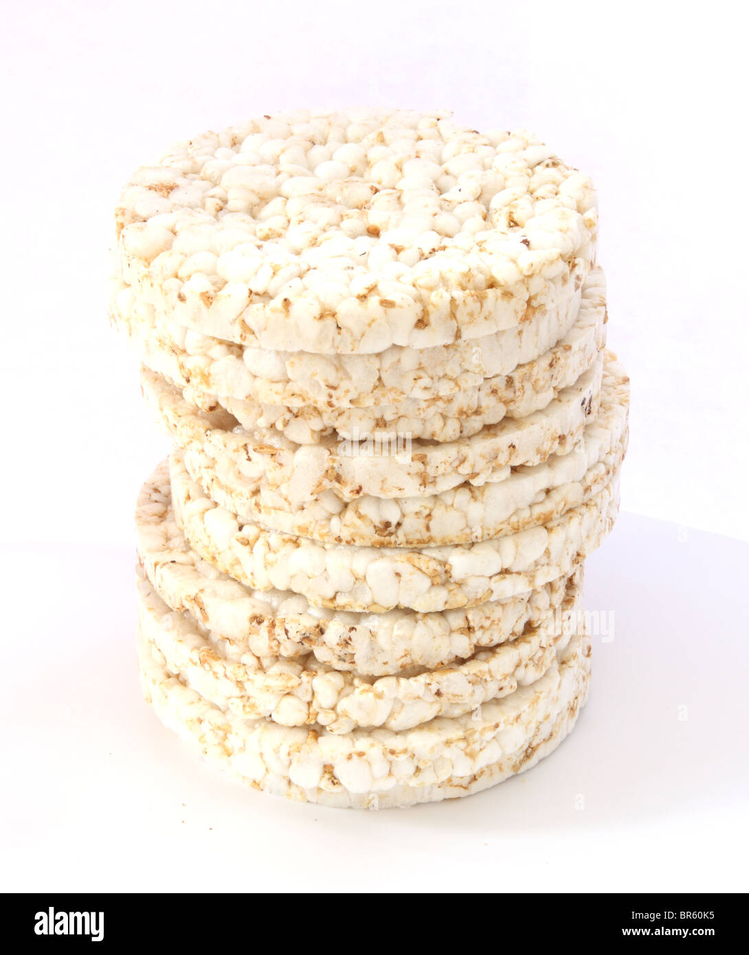 Stack of popped bread - healthy crispy bread Stock Photo - Alamy