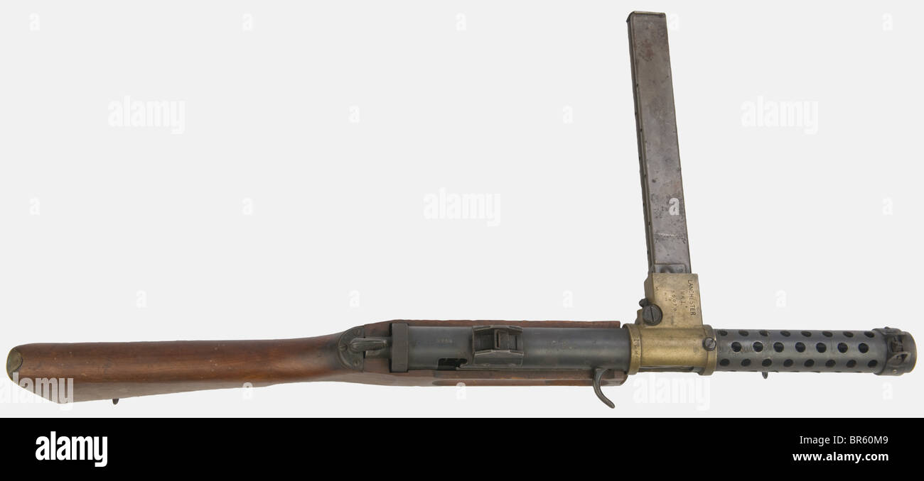 An english lanchester sub machine gun hi-res stock photography and ...