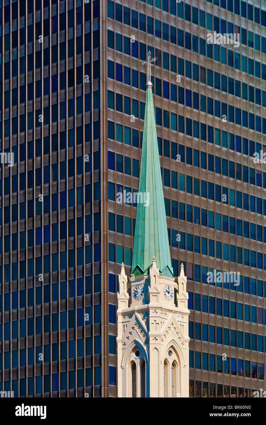 Gothic architecture no one in high rise building hi-res stock ...