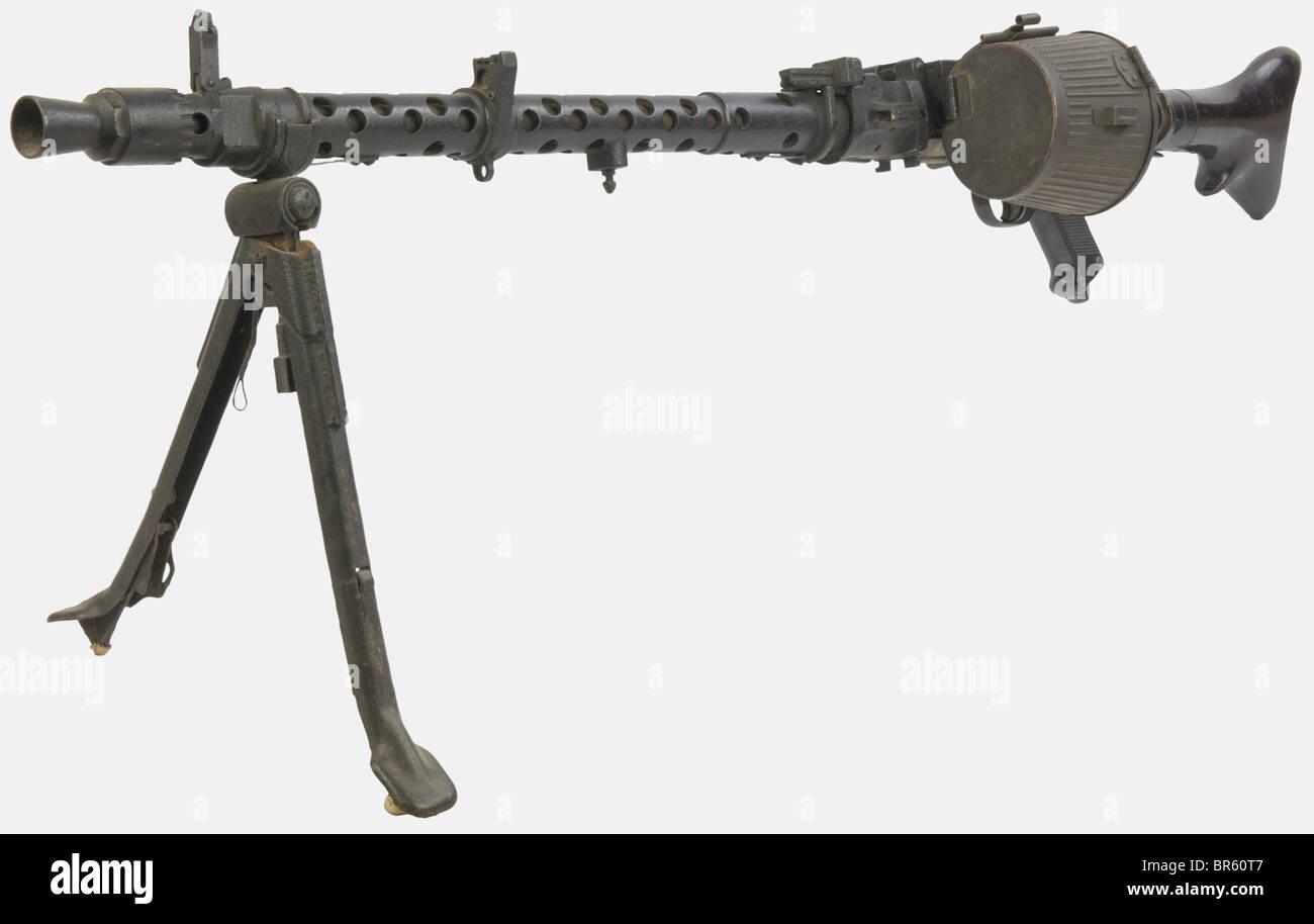 A German MG 34 machine gun, calibre 7,92 x 57, serial number 889, made ...