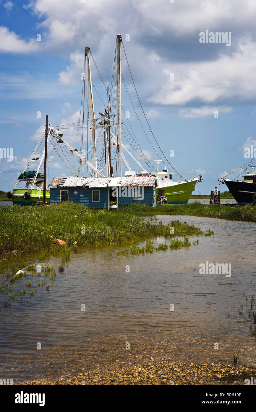 High tide flooding along the Gulf Coast Stock Photo - Alamy