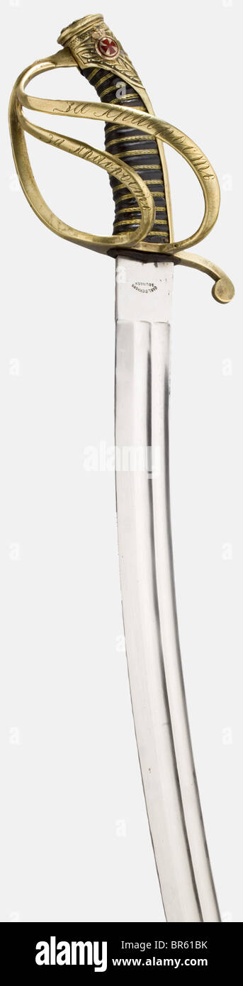 An model 1881/1909 honorary sabre with the Order of St. Anne, awarded ...