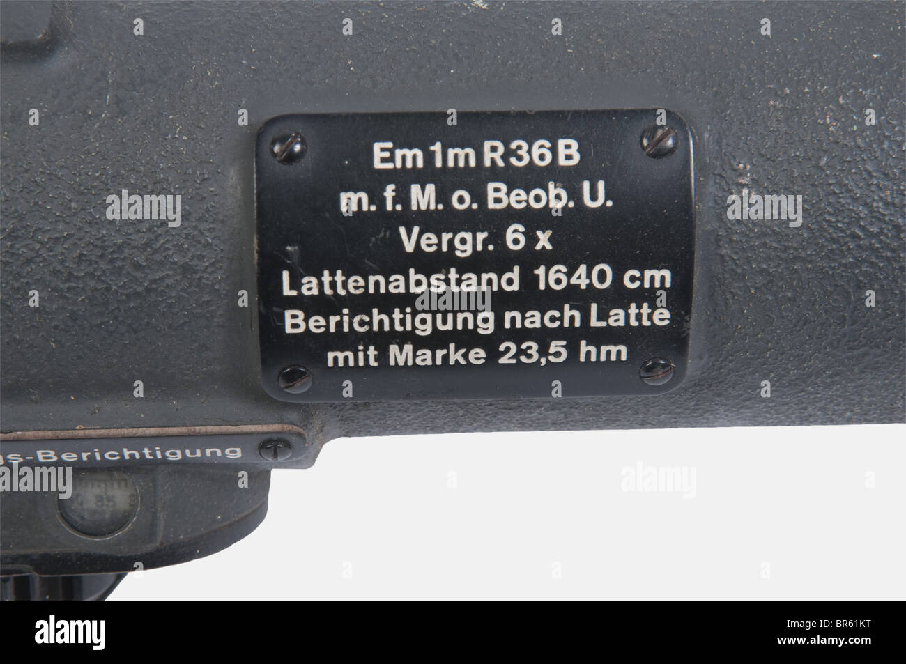 A light artillery telemeter., Maker's code "fwq", painted feldgrau (95 ...