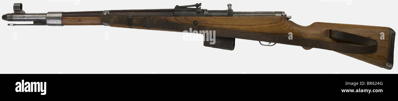 A German semi-automatic rifle G41w, stamped "ac" and "1943" (Walther ...
