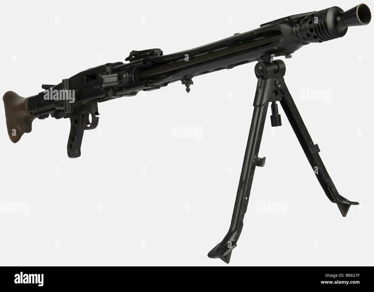 A German machine gun MG 42, calibre 7,92 x 57, serial number 5882d ...