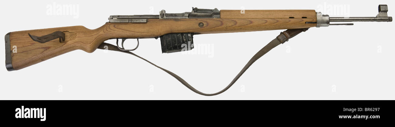 A semi-automatic German carbine model G43, stamped "ac 44" (made in ...