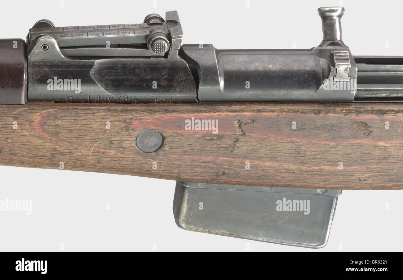 A self-loading rifle G 41(W), code "duv 43", 8 x 57 cal., no. 5189h ...