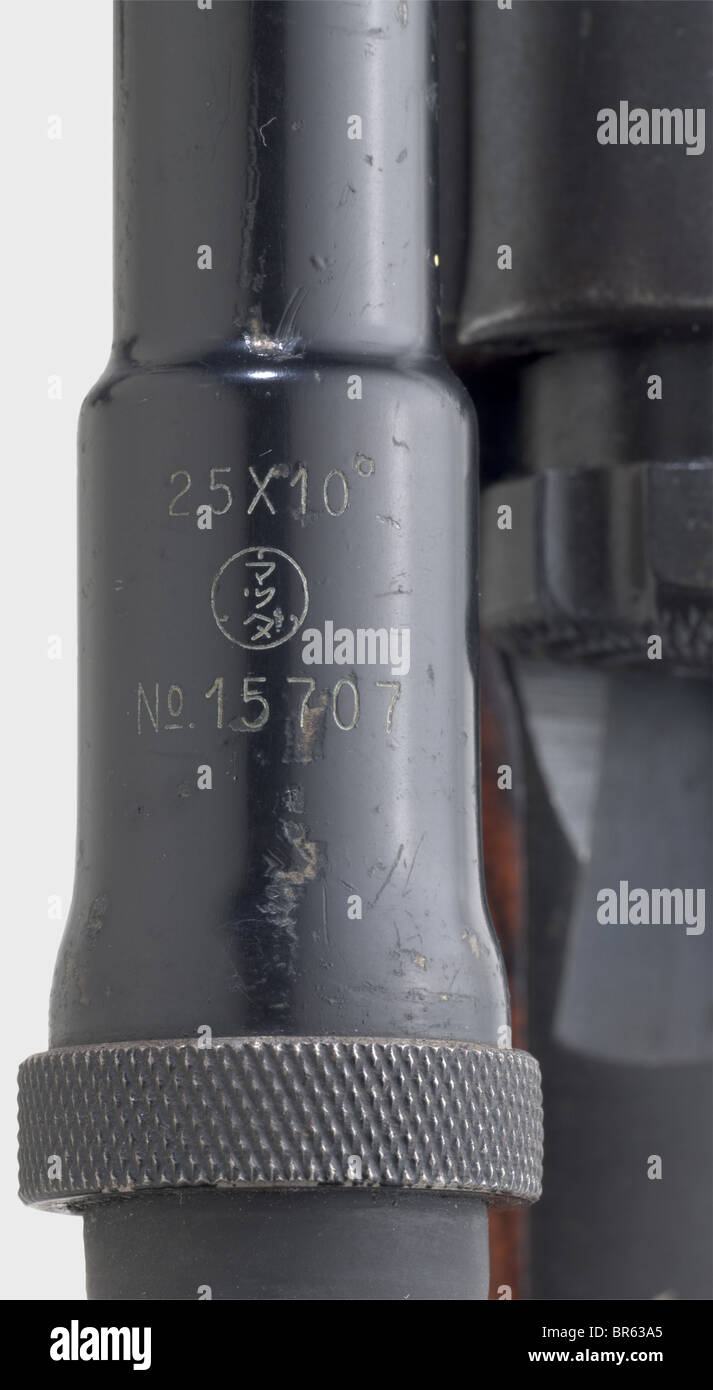 A sniper rifle Arisaka Type 97 with scope 2.5 x Type 97, 6.5 x 50 cal ...