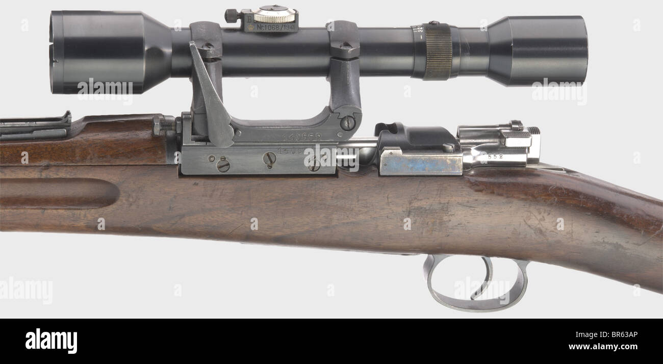 A sniper rifle mod. 1896 with Ajack m/41B scope, 6.55 x 55 cal., no ...