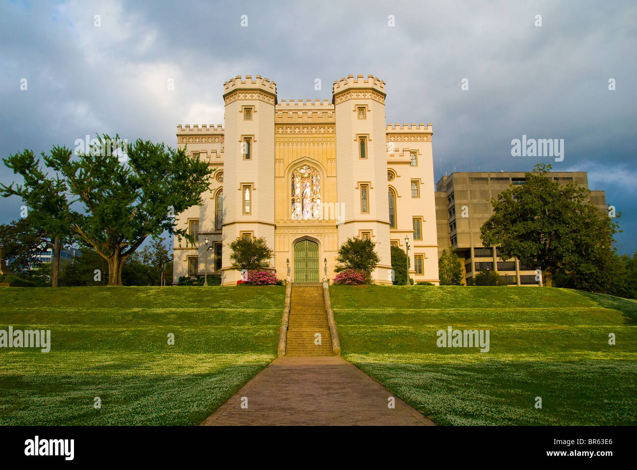 Louisiana's Old State Capitol built in 1847, now Museum of Political ...