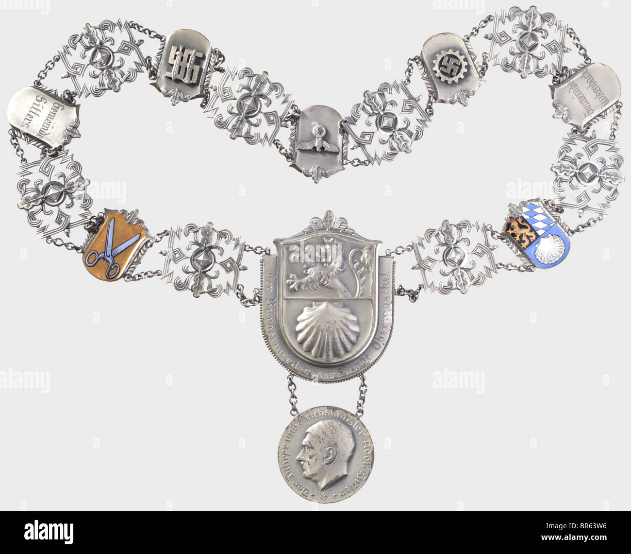 The Lord Mayor's chain of the City of Obermoschel, in the Palatinate ...