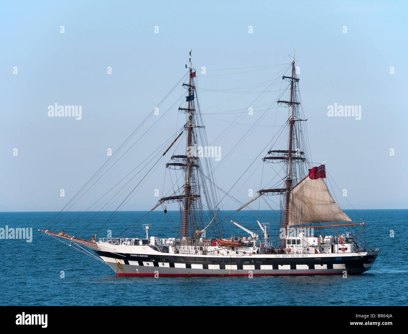 Stavros S Niarchos, tall ships youth trust Stock Photo - Alamy