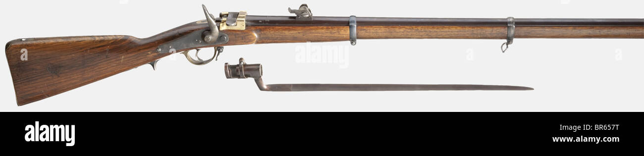 An Infantry rifle mod. 1856/69, Krnka system, with socket bayonet, 15.2 ...
