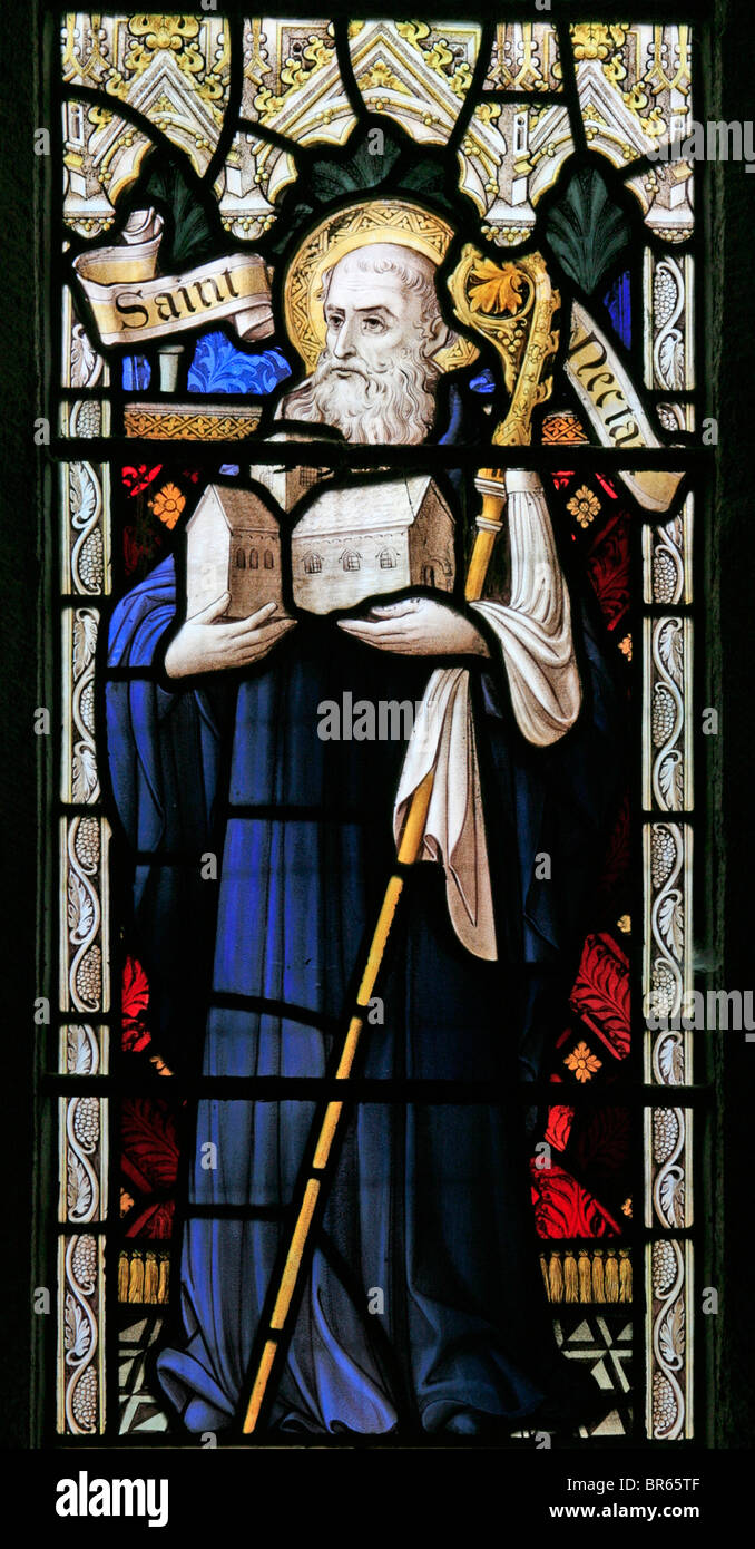 Stained glass window by Lavers, Barraud & Westlake depicting Saint ...