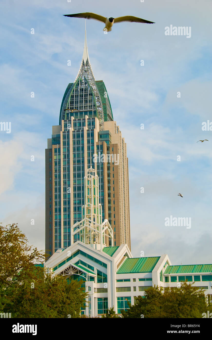 RSA Battle House Tower and Arthur R. Outlaw Mobile Convention Center in ...